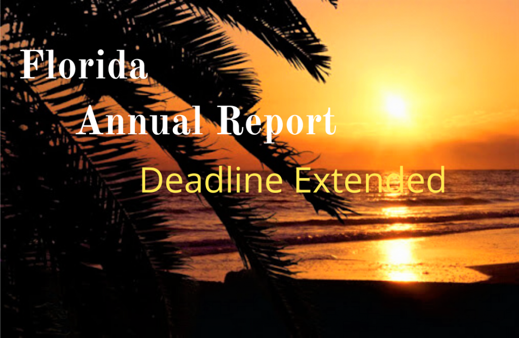 FLORIDA Annual Report filing deadline extended until June 30 ...